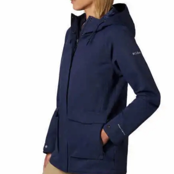 Columbia | Jackets & Coats | Nwot Columbia Double Pocket Rain Jacket ...